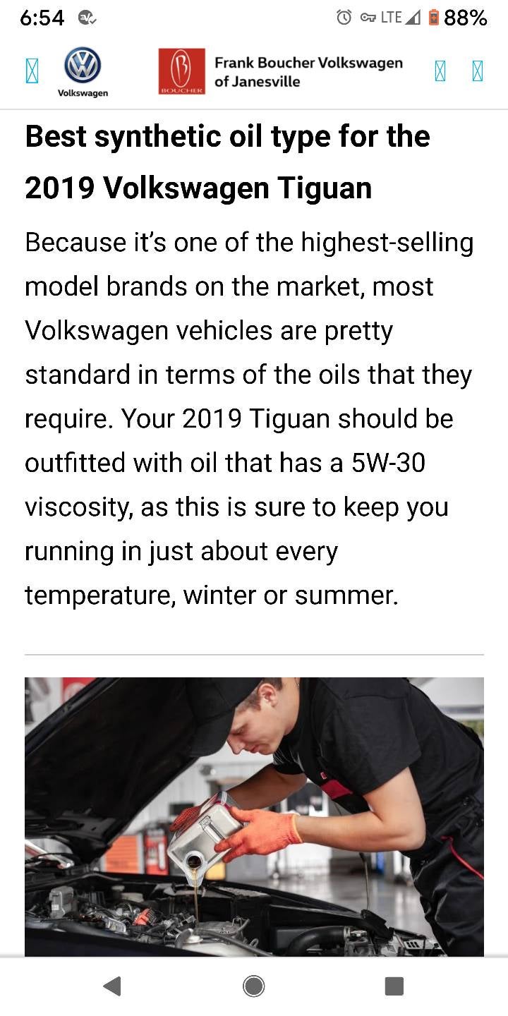 Engine oil spec VW 508 - Let's share what we know | VW Vortex ...