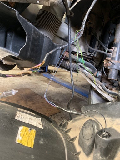 Front Bumper Wiring Harness Mystery Wire Fog Horn Temp Sensor | E46 ...