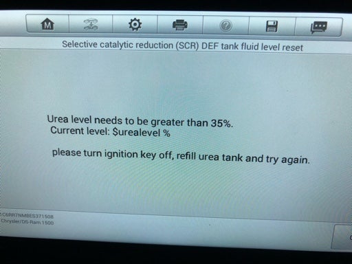 DEF level low message | RAM 1500 Diesel Forum