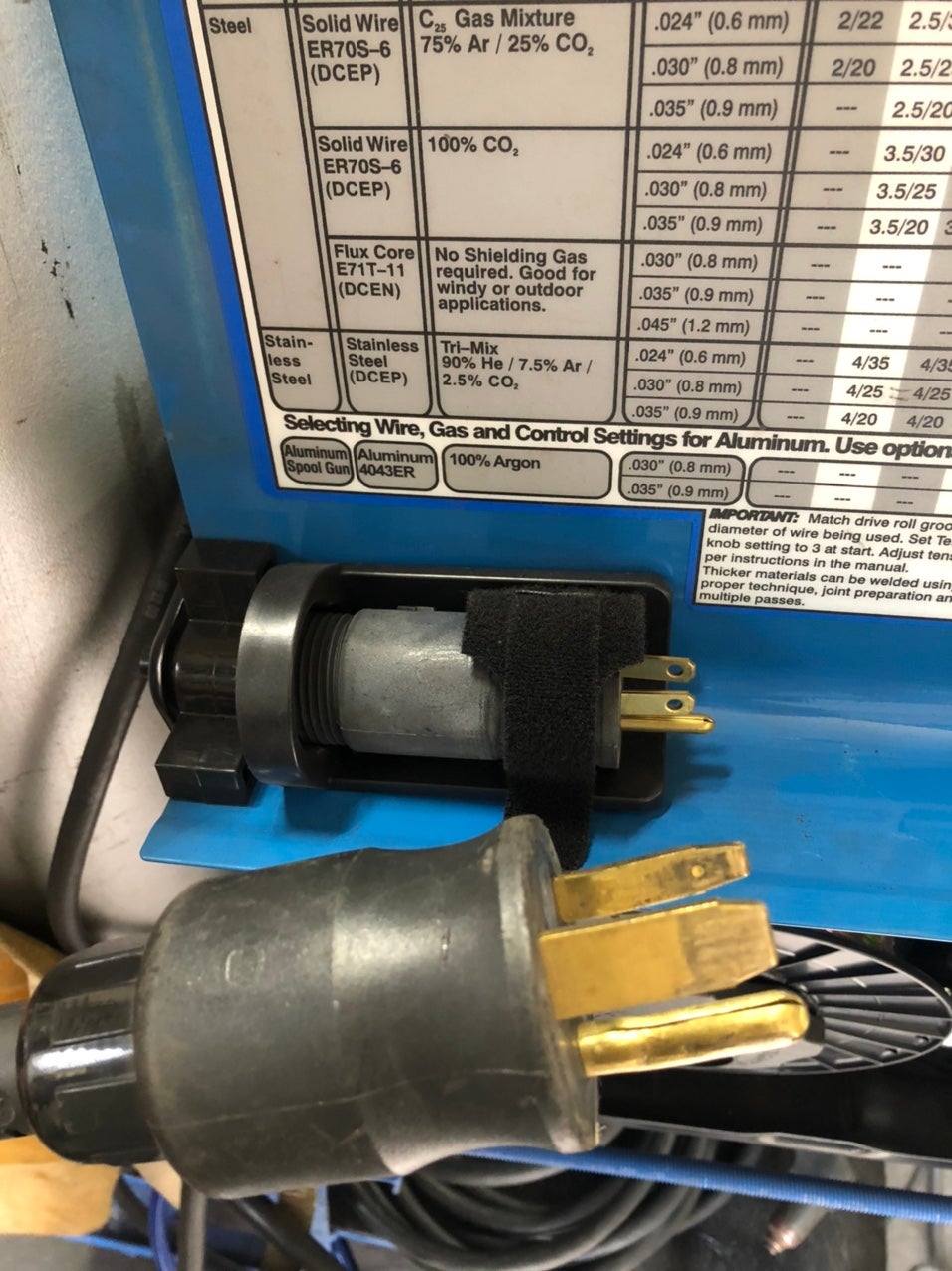 Miller / Hobart MVP wiring diagram for hardwiring | WeldingWeb ...