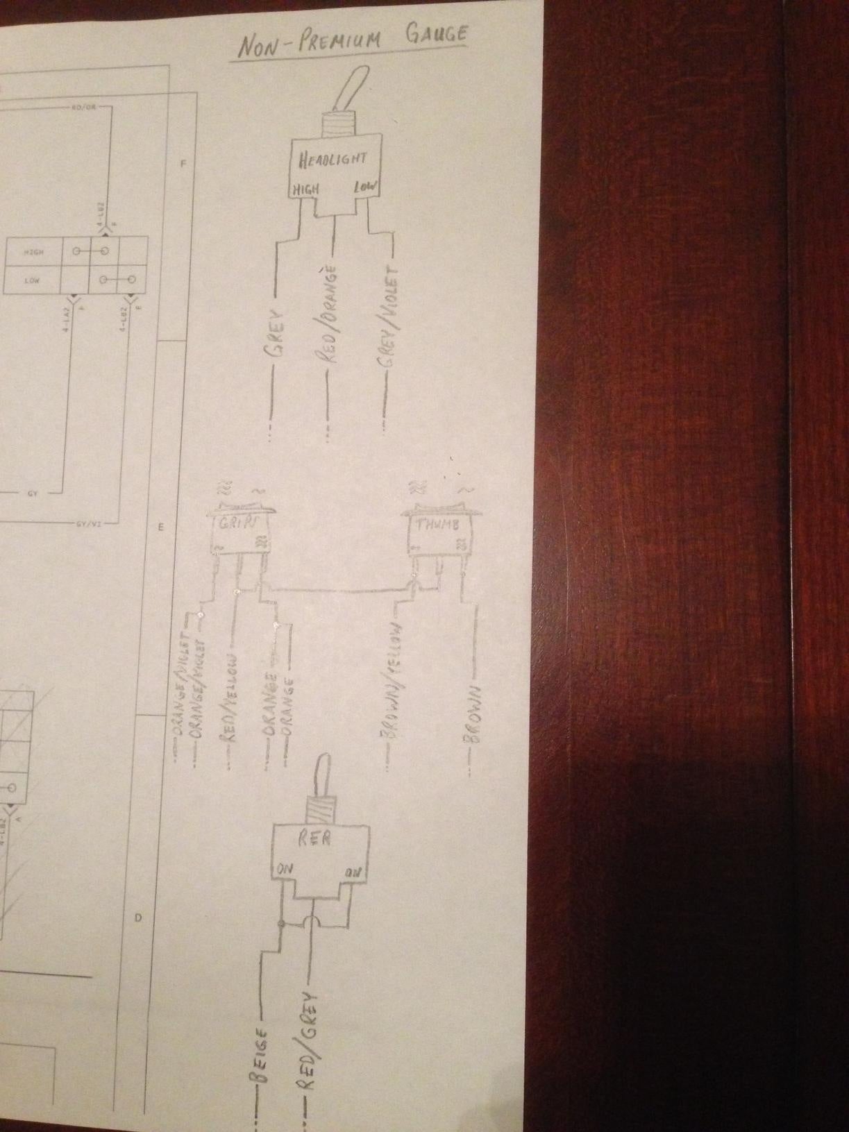 xp and xm wiring diagrams for new switches | Ski-Doo Snowmobiles Forum