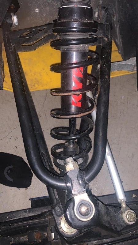 Front coilover spring rubbing a-arm | Ski-Doo Snowmobiles Forum