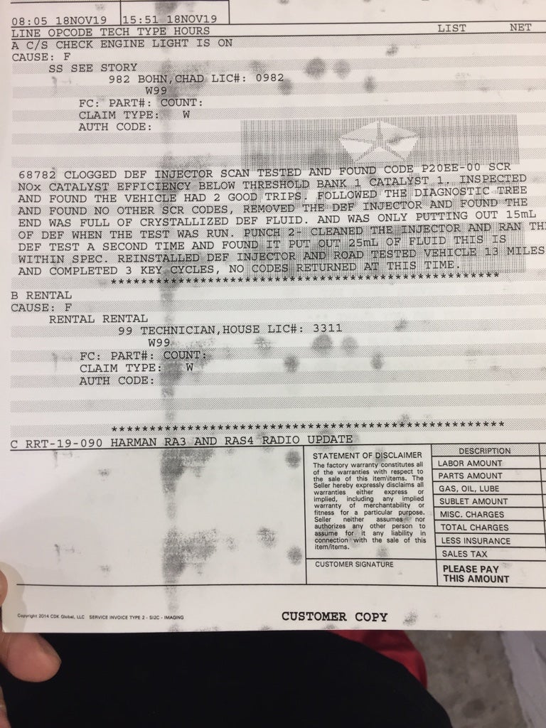 P20EE code | RAM 1500 Diesel Forum