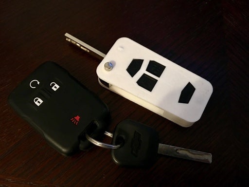 3D printed flip style key | Chevy Colorado & GMC Canyon