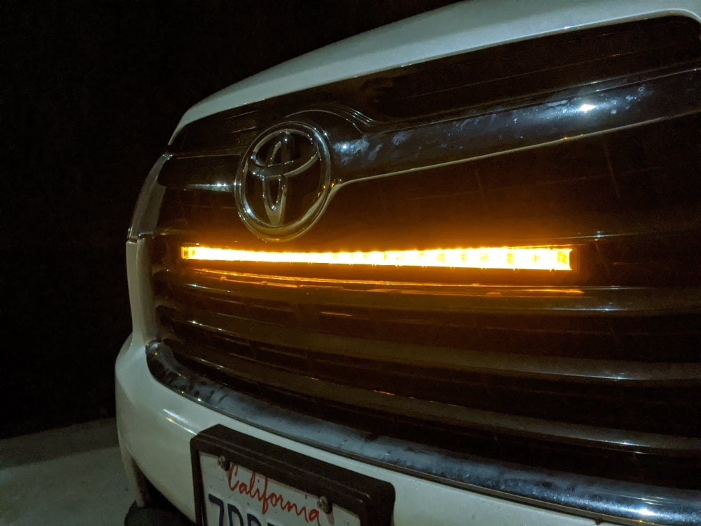 LED Light Bar and Traffic Advisor Install - 3rd Gen Highlander | Toyota ...
