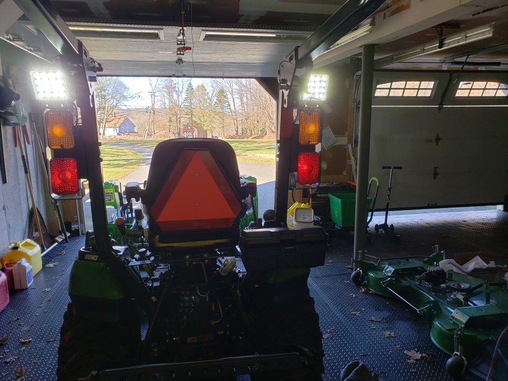 1025r front + rear lights project | Green Tractor Talk