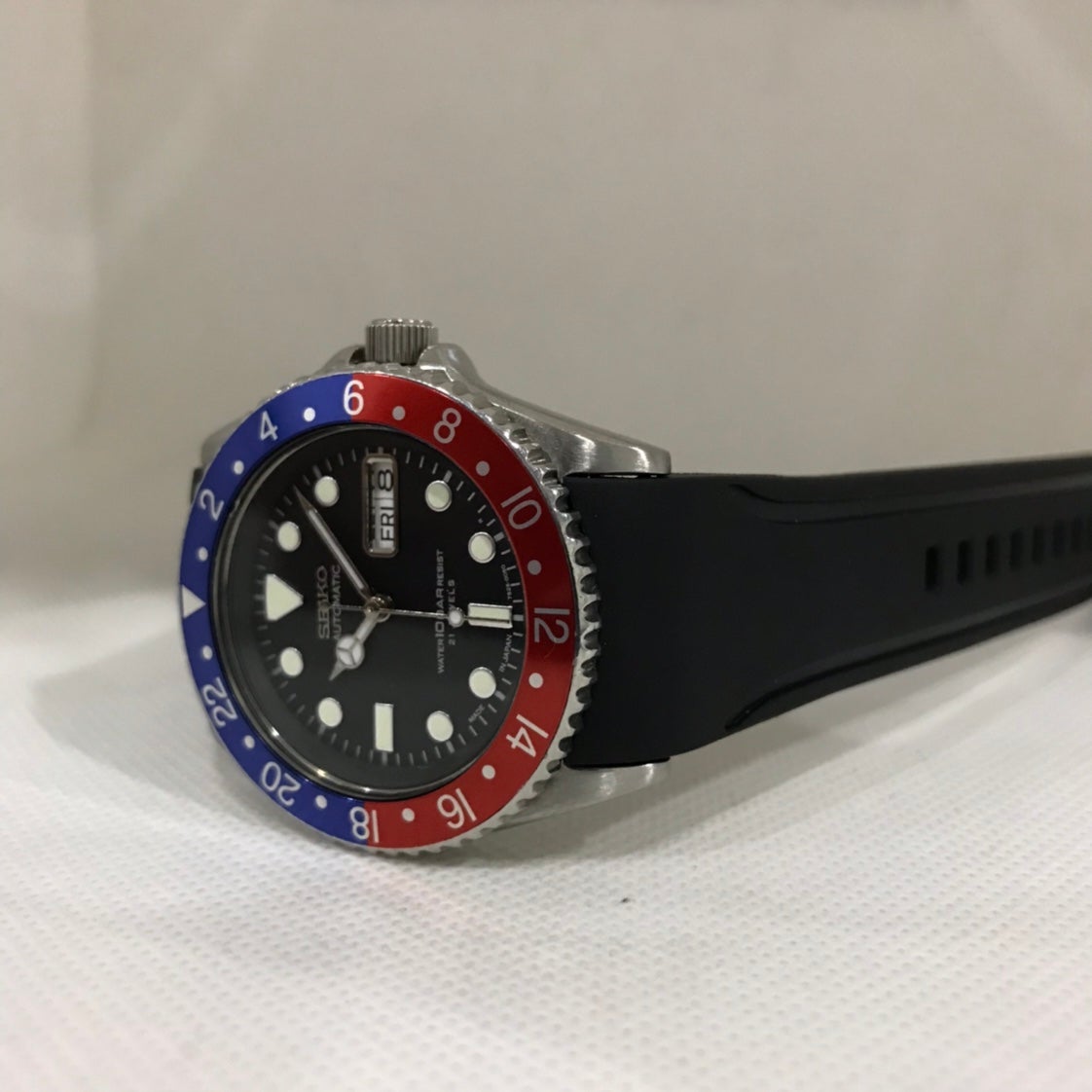 SOLD. Seiko SKX031J 7S26-0050 GMT MOD Pepsi Automatic | WatchUSeek ...