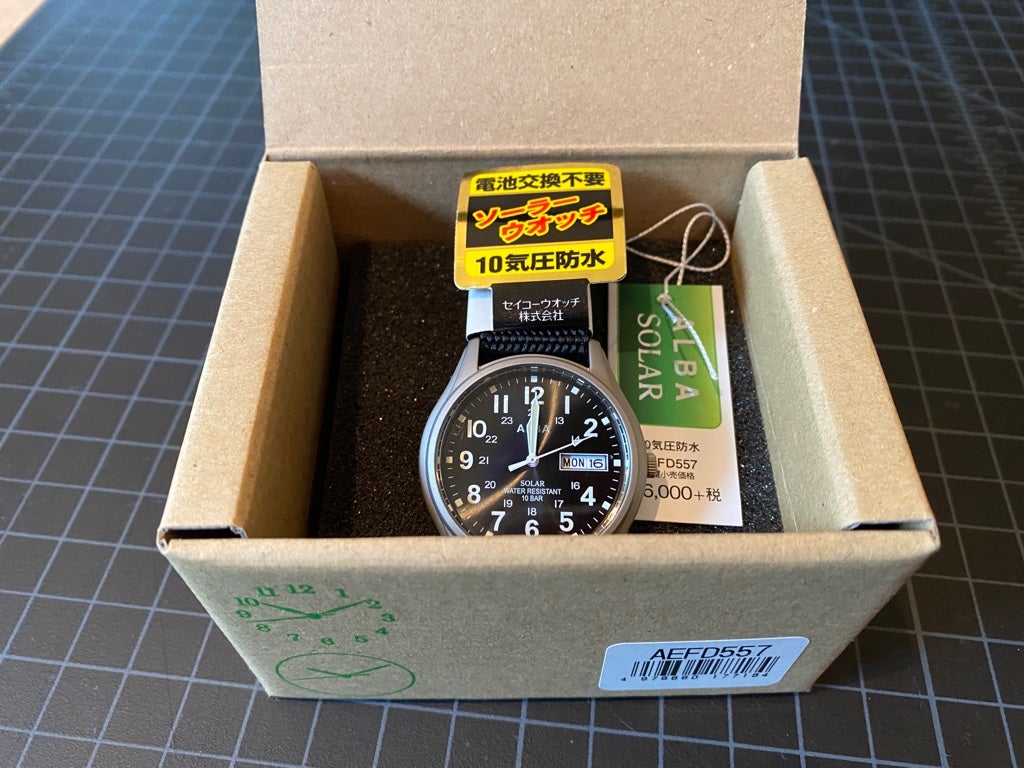 Alba (Seiko) Solar AEFD557 Field Watch | WatchUSeek Watch Forums