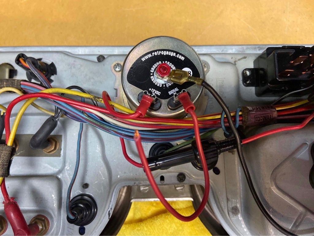 Retro gauge mini tach for 68 Mustang | Vintage Mustang Forums
