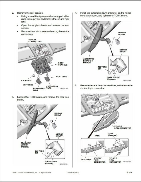 Rear View Mirror Replacement | Honda Ridgeline Owners Club Forums