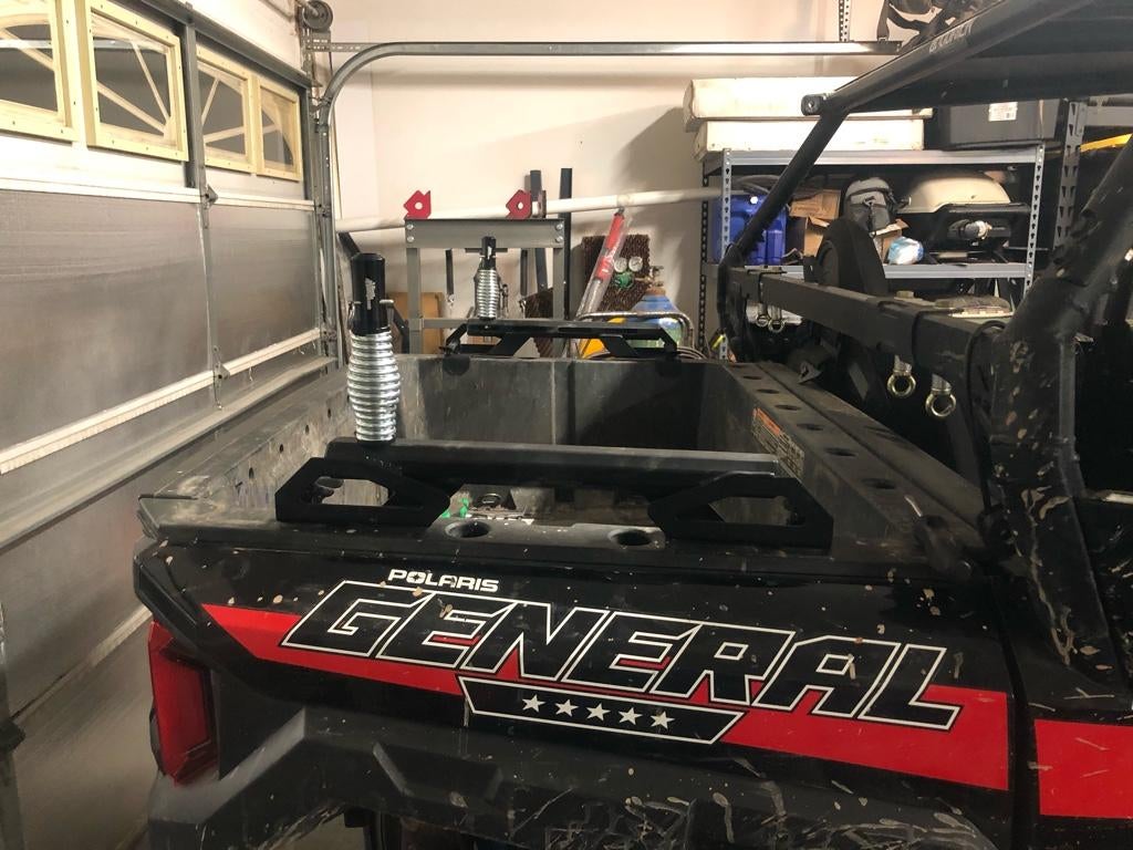 Made some bed rails and mounted my whip mounts | Polaris General Forum