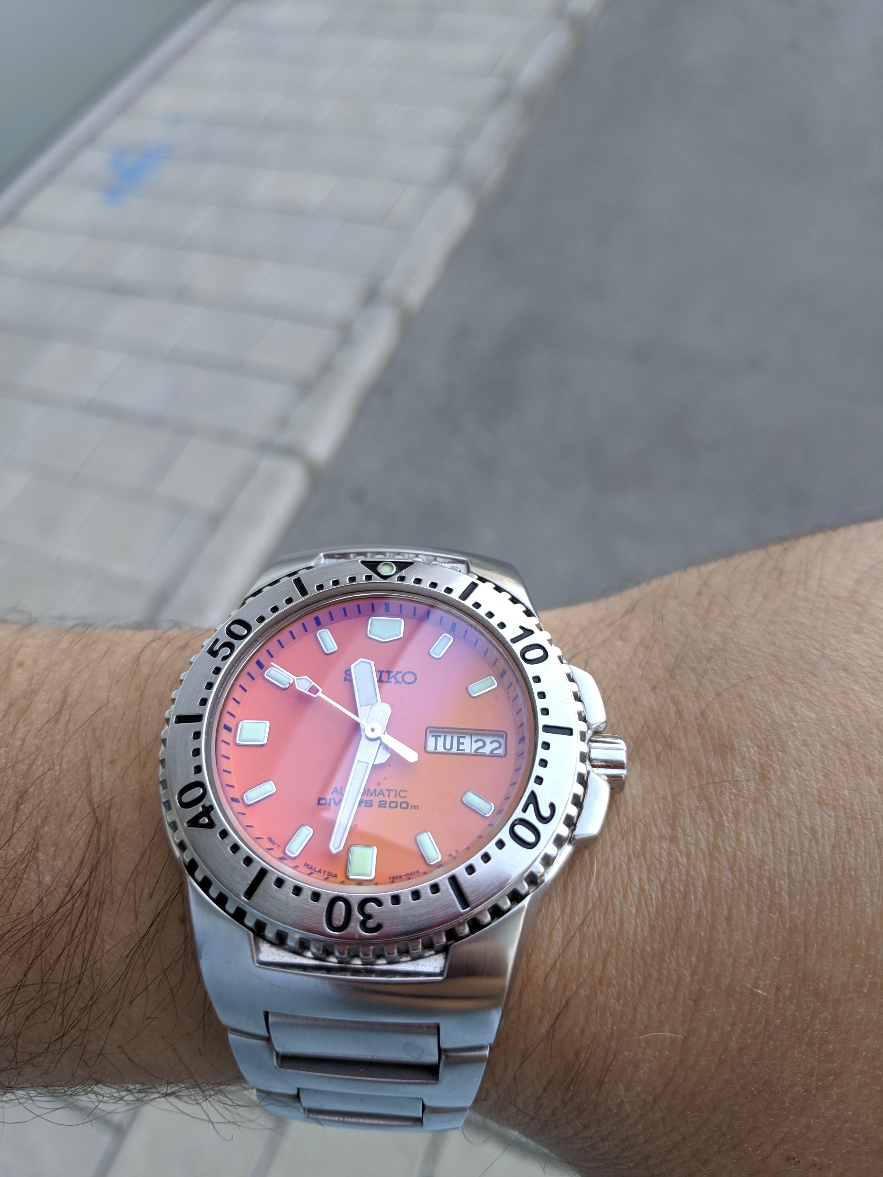 Seiko orange knight replacement crown | WatchUSeek Watch Forums