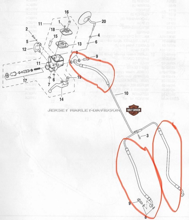 Front Brake Line Hose | Harley Davidson V-Rod Forum