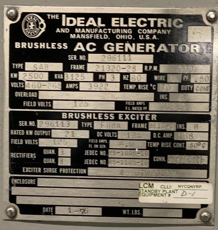 Old school generator | Electrician Talk