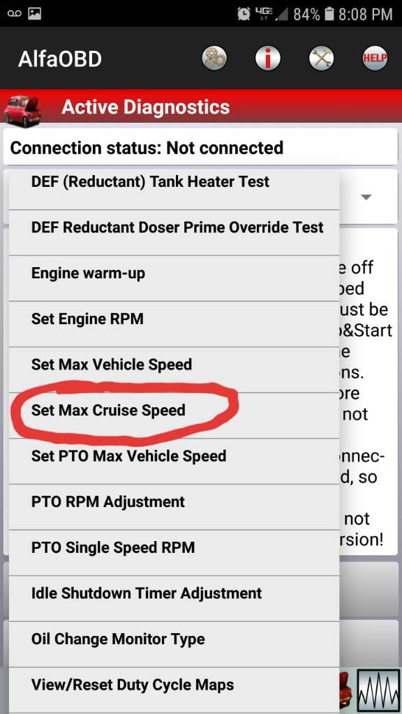 Alpha OBD and Cruise Control Thresholds | Cummins Diesel Forum