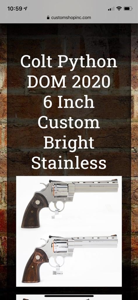 Full Polished 2020 Python? | Colt Forum