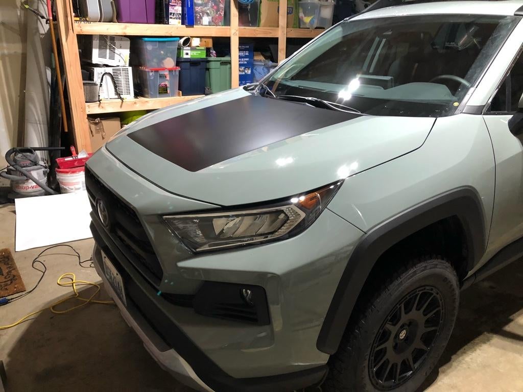 Tried my hand at vinyl wrap | Toyota RAV4 Forums