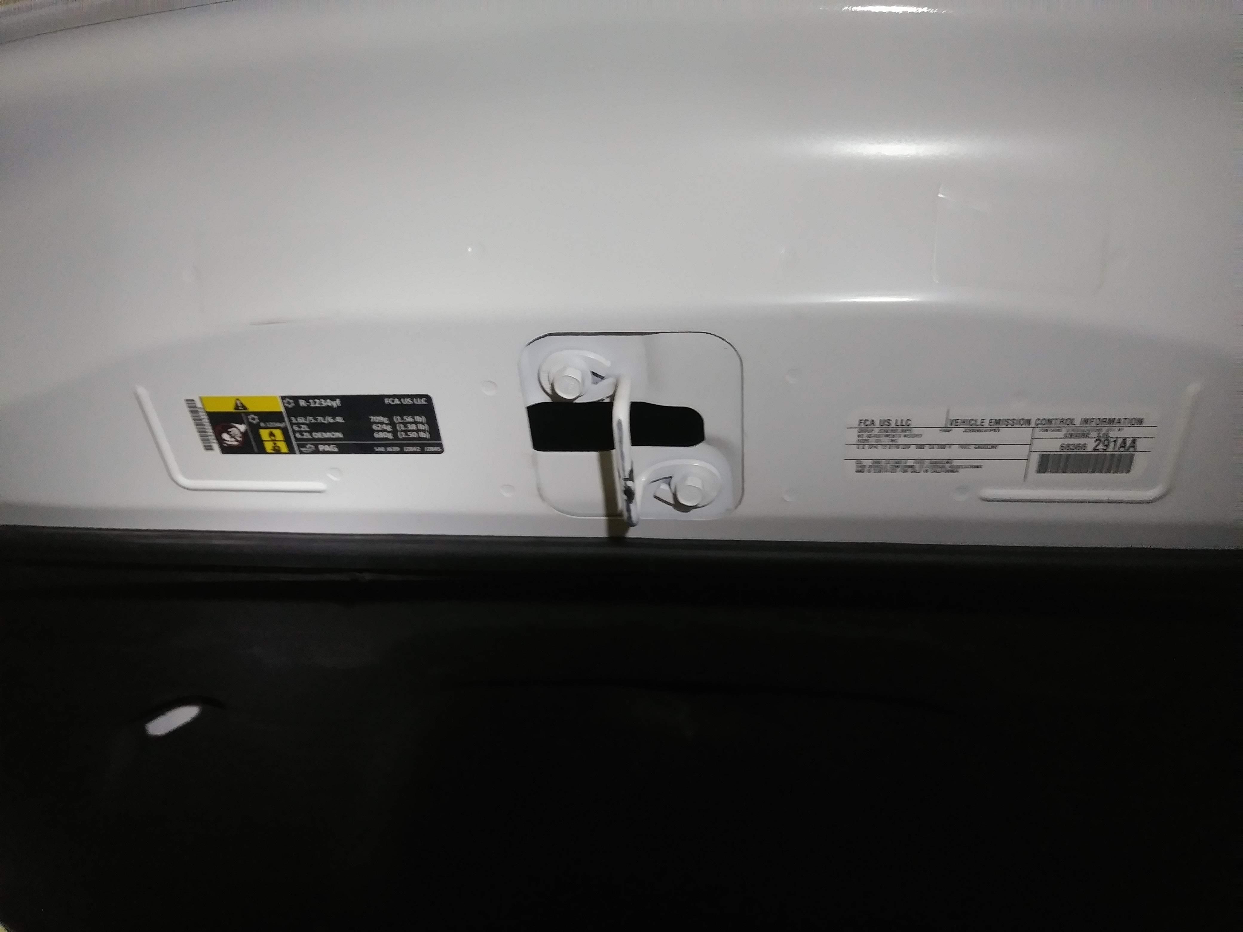 Underhood stickers | Dodge Challenger Forum