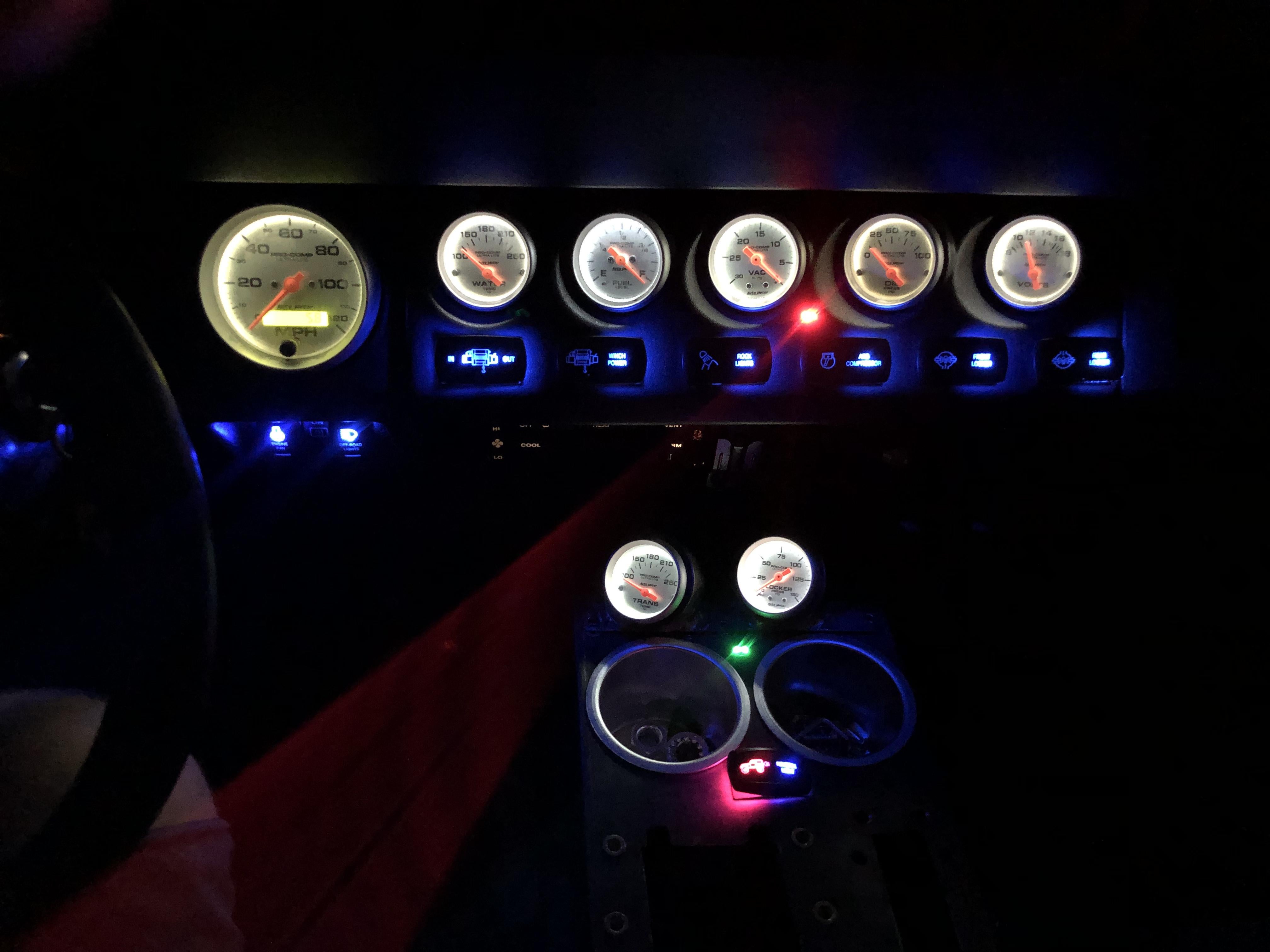 Dash Conversion Yj to Custom Dash | Jeep Enthusiast Forums