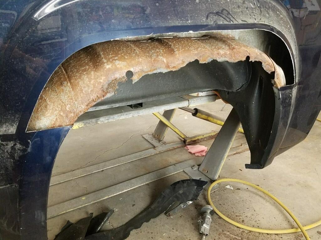 2013 Sierra quarter panel rust | GMC Truck Forum