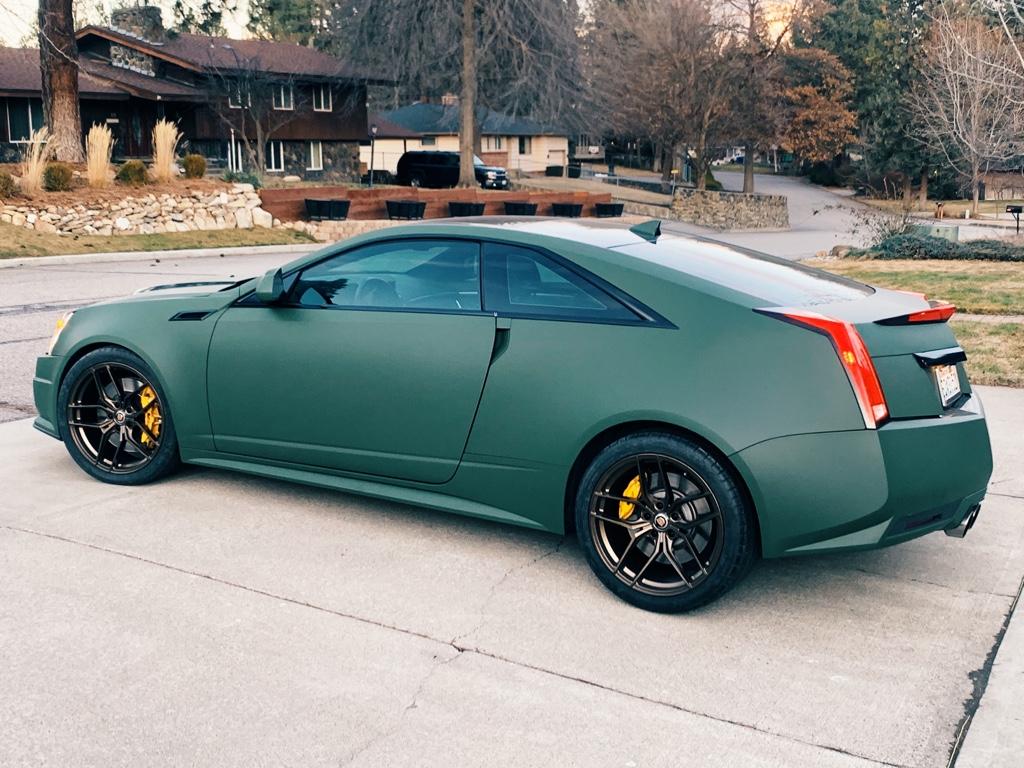 Matte Olive Green Wrap | Cadillac CTS-V Forum