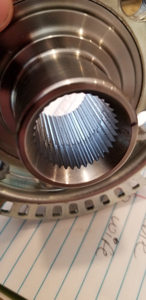 Hub Won't Fit New Axle Spline | VW Vortex - Volkswagen Forum