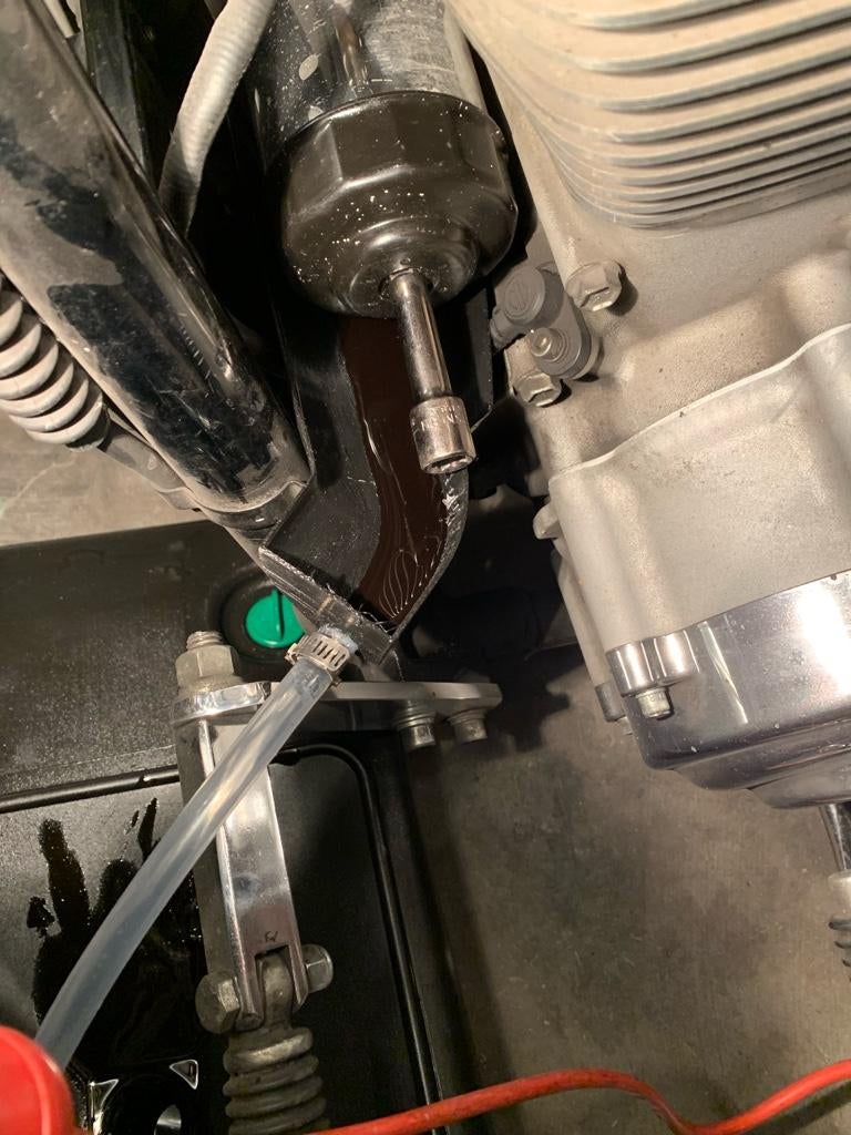 3D printed oil filter drain pan - UPDATED | Road Glide