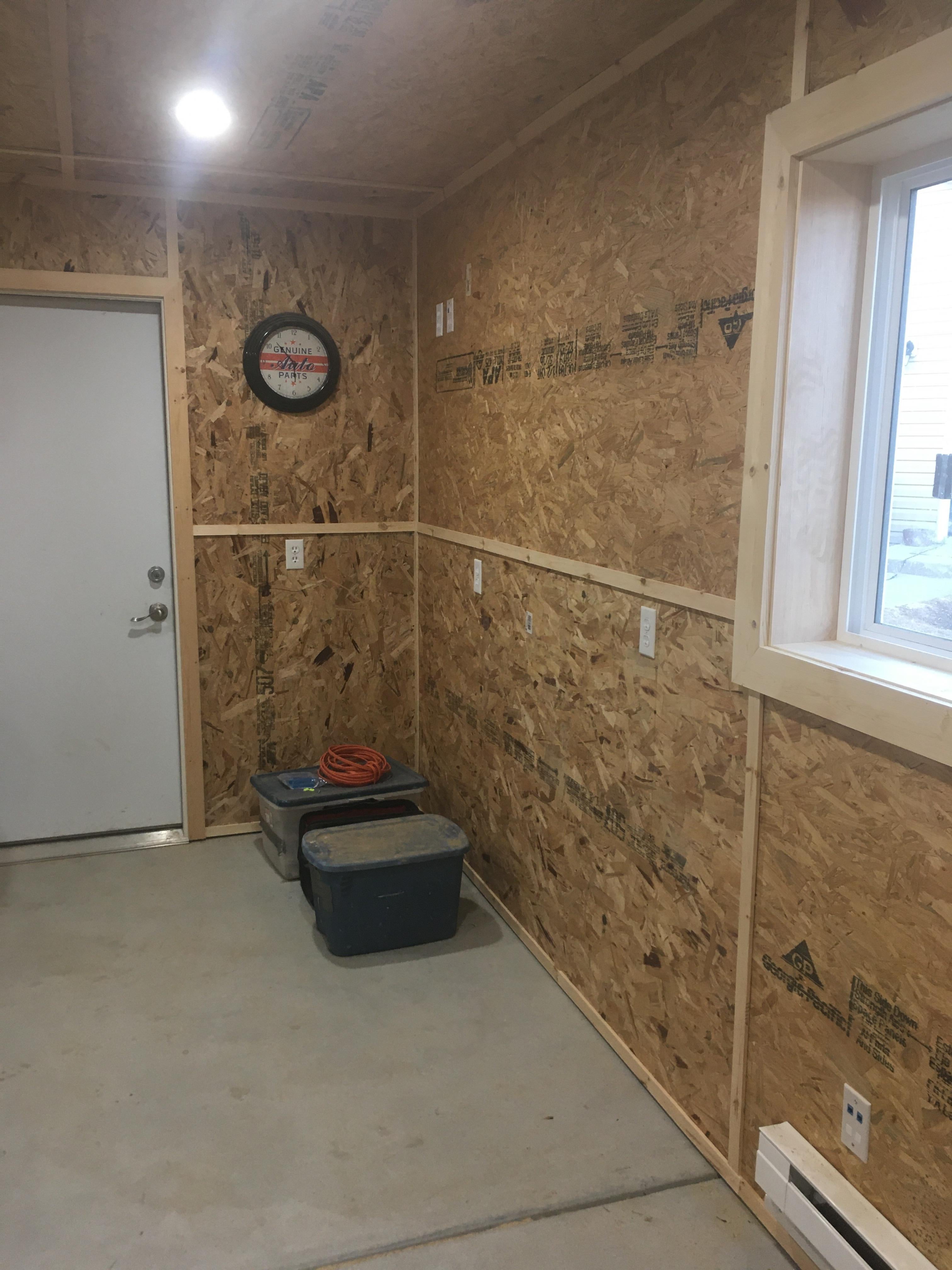 Painting OSB (pole barn office and bathroom) | Professional Painting ...