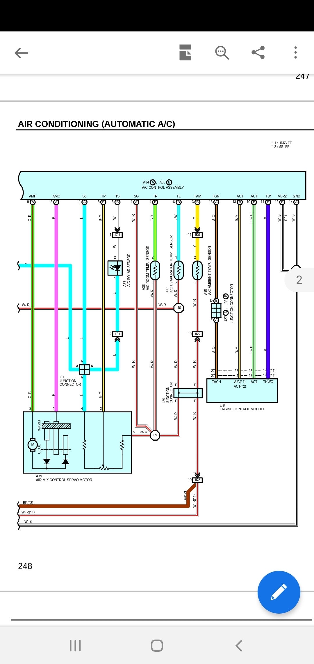 Quick electrical wiring diagram ? | Toyota Forum