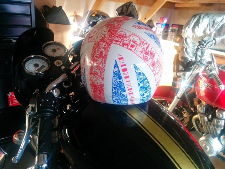 Show us your Helmet | Triumph Rat Motorcycle Forums