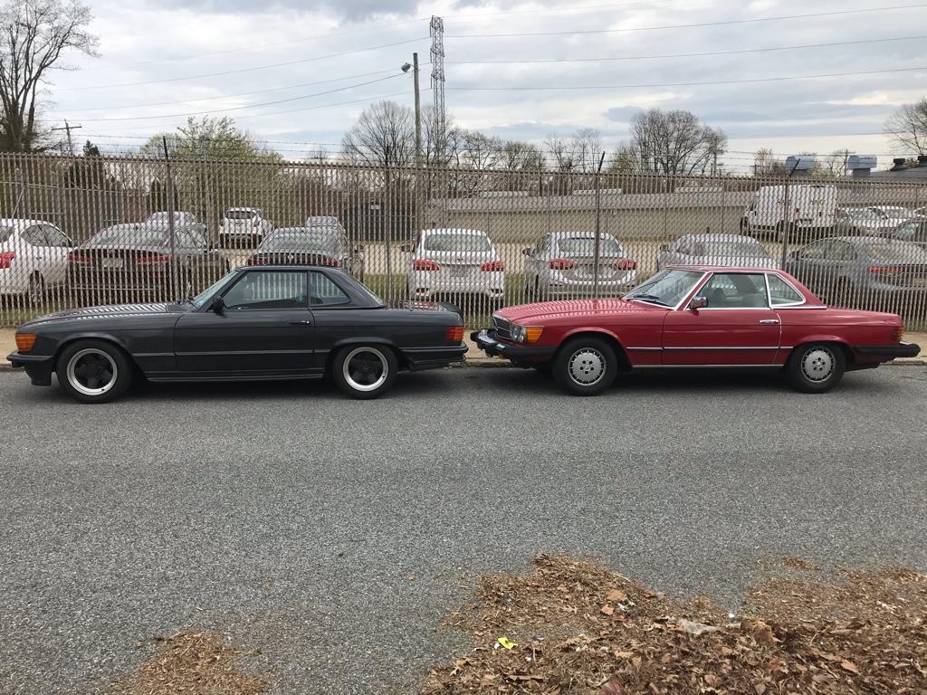 1985 500sl AMG 199 on Black | Mercedes-Benz Forum