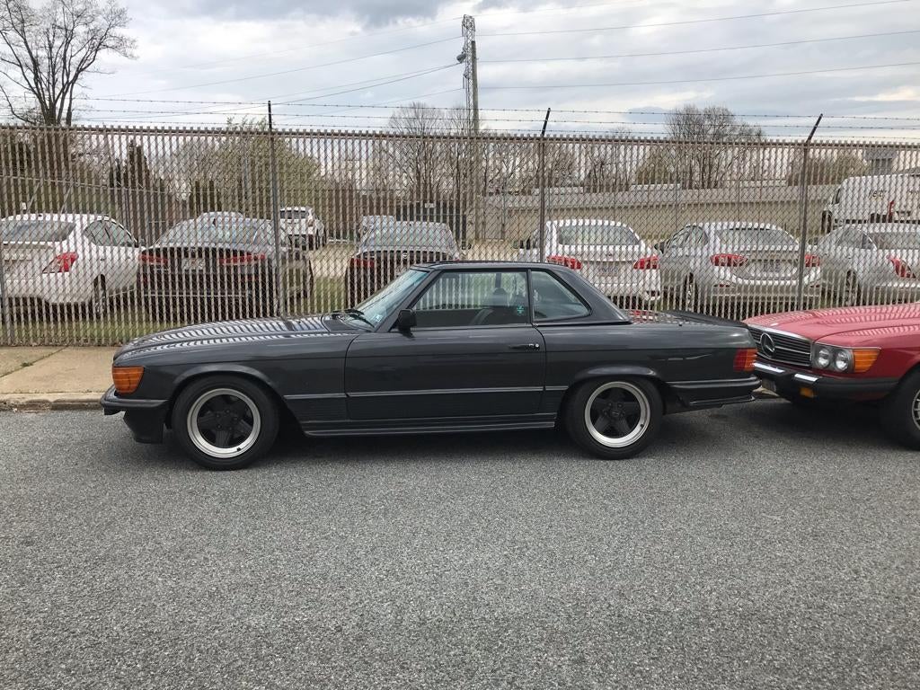 1985 500sl AMG 199 on Black | Mercedes-Benz Forum