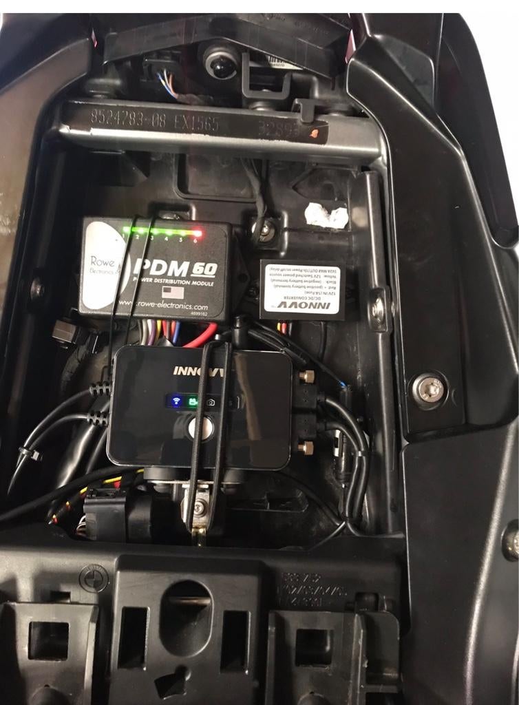 Wiring up a garage door opener to an R1200R- thru the hi beams flash ...