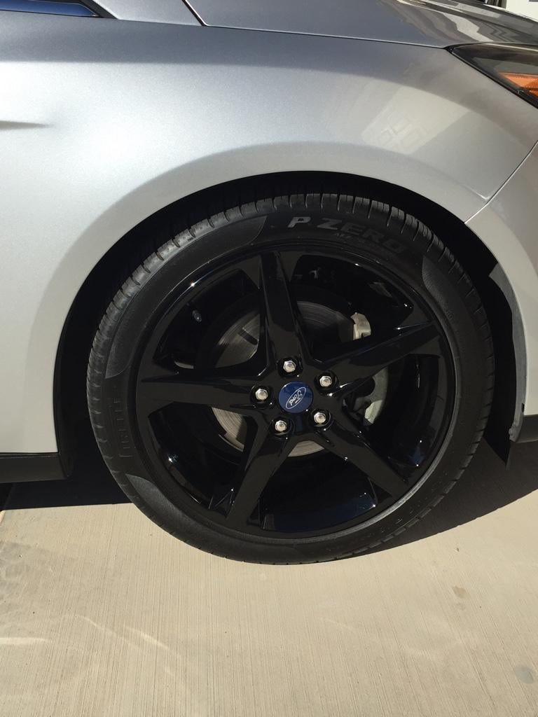 Gold or Bronze Aftermarket Wheels on a Black Focus ST | Ford Focus ST Forum
