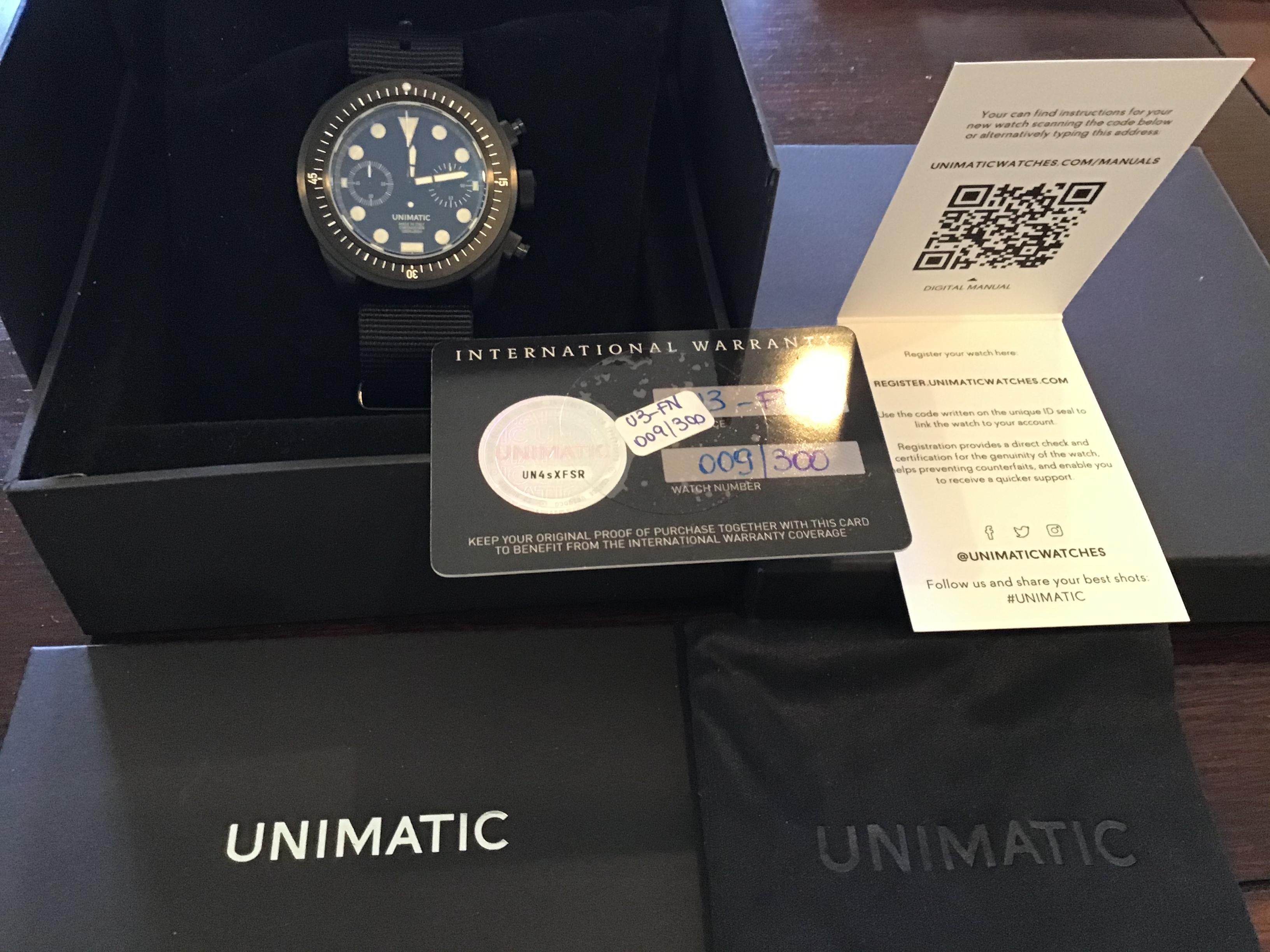 Unimatic U3-FN DLC Chrono Diver, # 9 of 300 | WatchUSeek Watch Forums