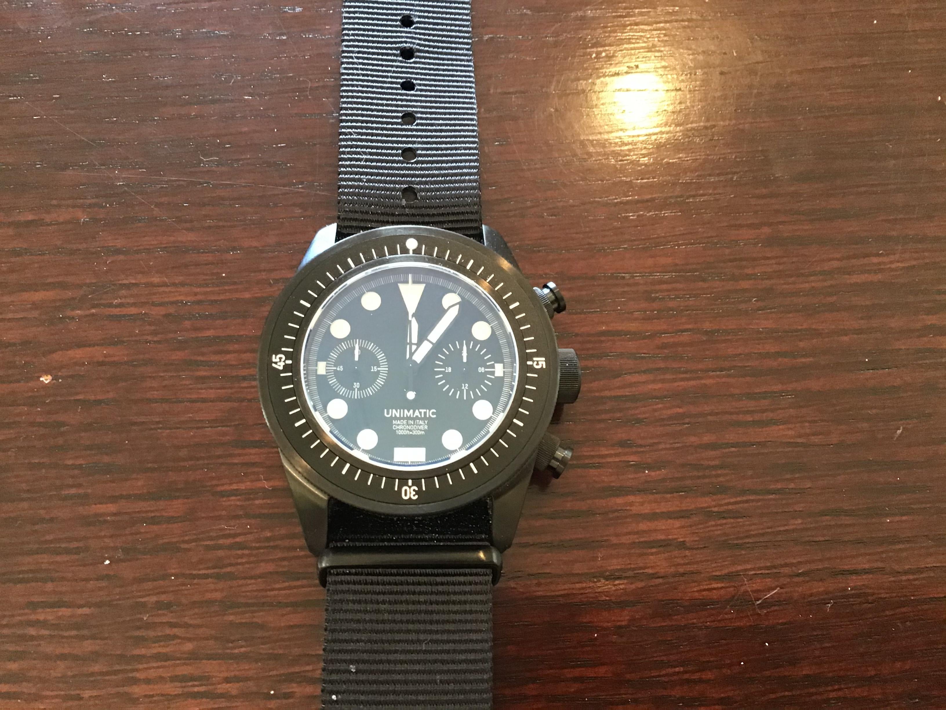 Unimatic U3-FN DLC Chrono Diver, # 9 of 300 | WatchUSeek Watch Forums
