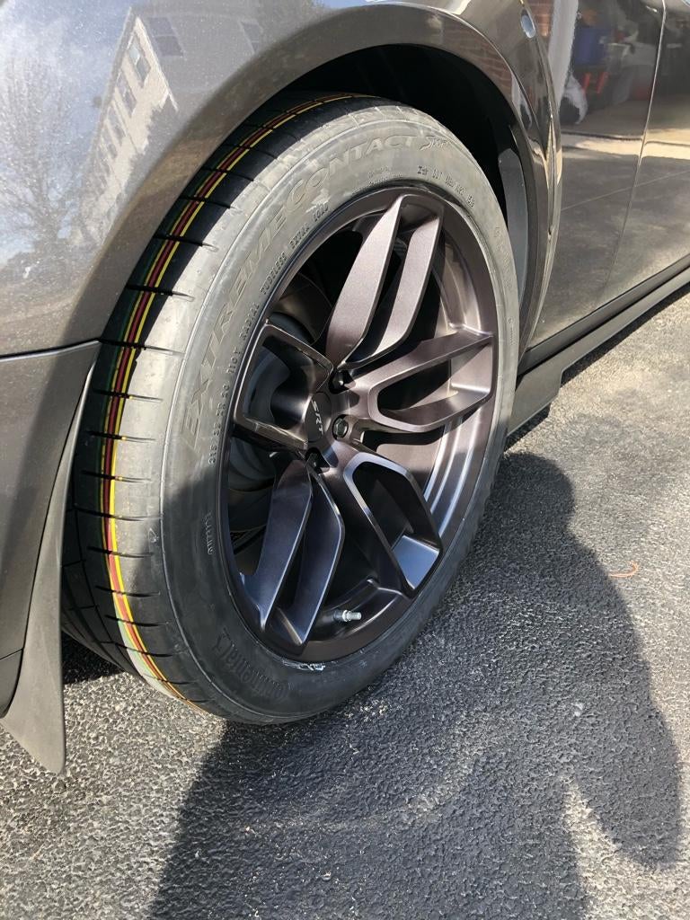 Anyone running a 345 tire on a stock 11" widebody wheel | SRT Hellcat Forum