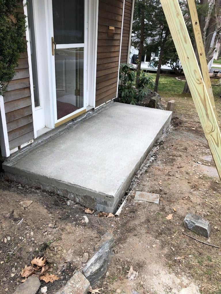 Ideas for topping concrete slab front porch with Brick/pavers.. | DIY ...