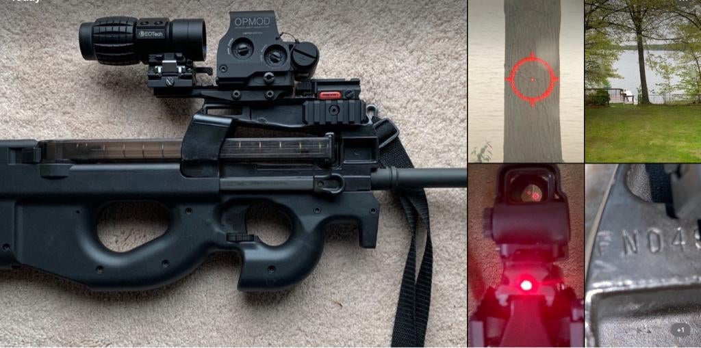 Old School Tri-Rail PS90 with complement Five Seven | FN Herstal Firearms