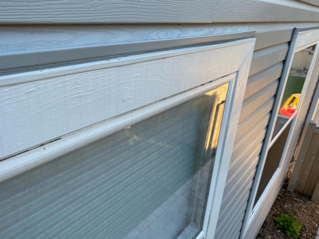Water leak from top of window frame in heavy rain | DIY Home ...