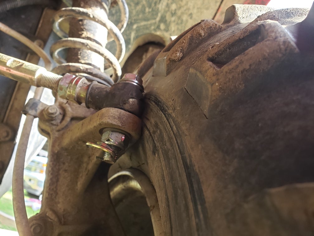 Tie rod ends rubbing tires | Polaris ATV Forum