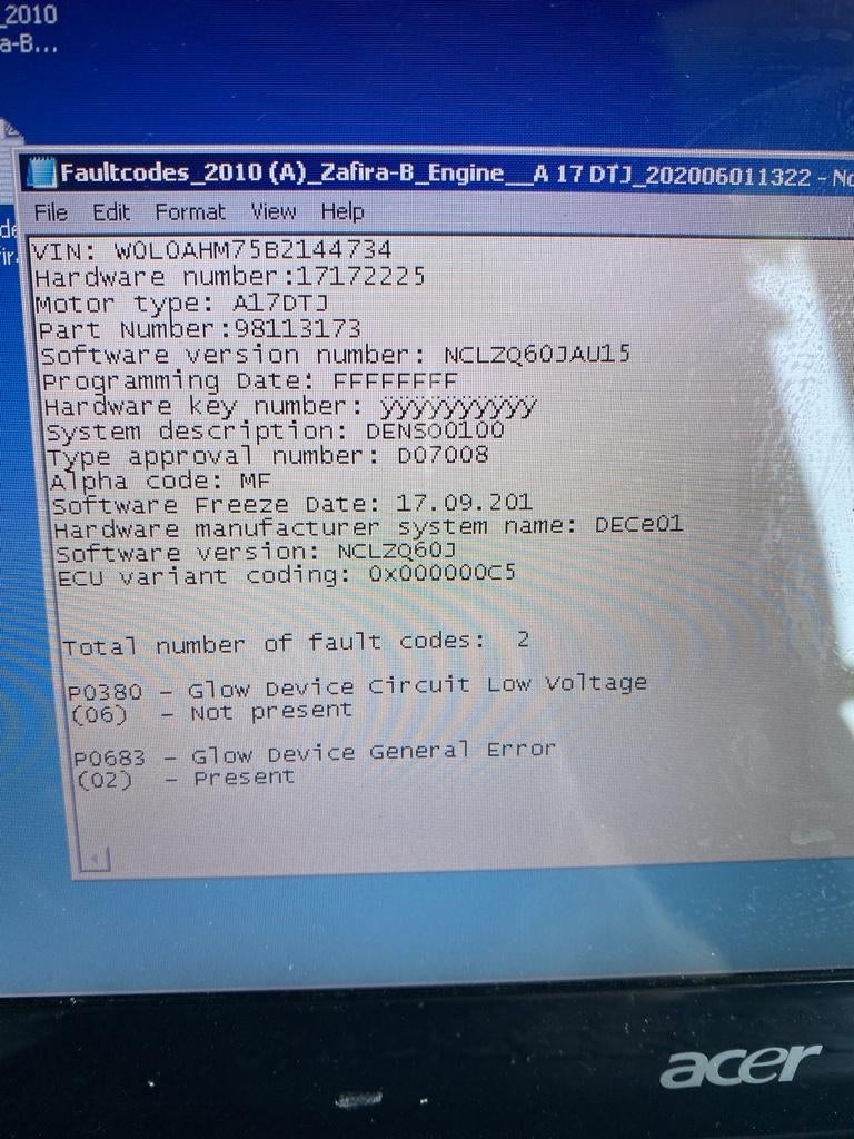 P0683-02 Glow device general error | Page 4 | Vauxhall Owners Network Forum