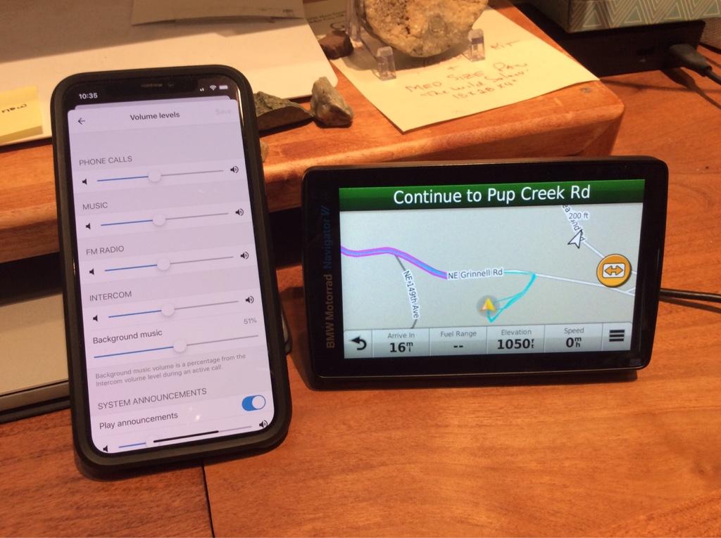 Cardo Packtalk Volume Loudness Controls Settings | BMW K1600 Forum