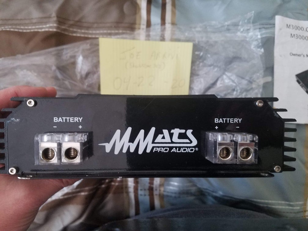 Mmats Pro Audio 3000.1D | DIYMobileAudio.com Car Stereo Forum