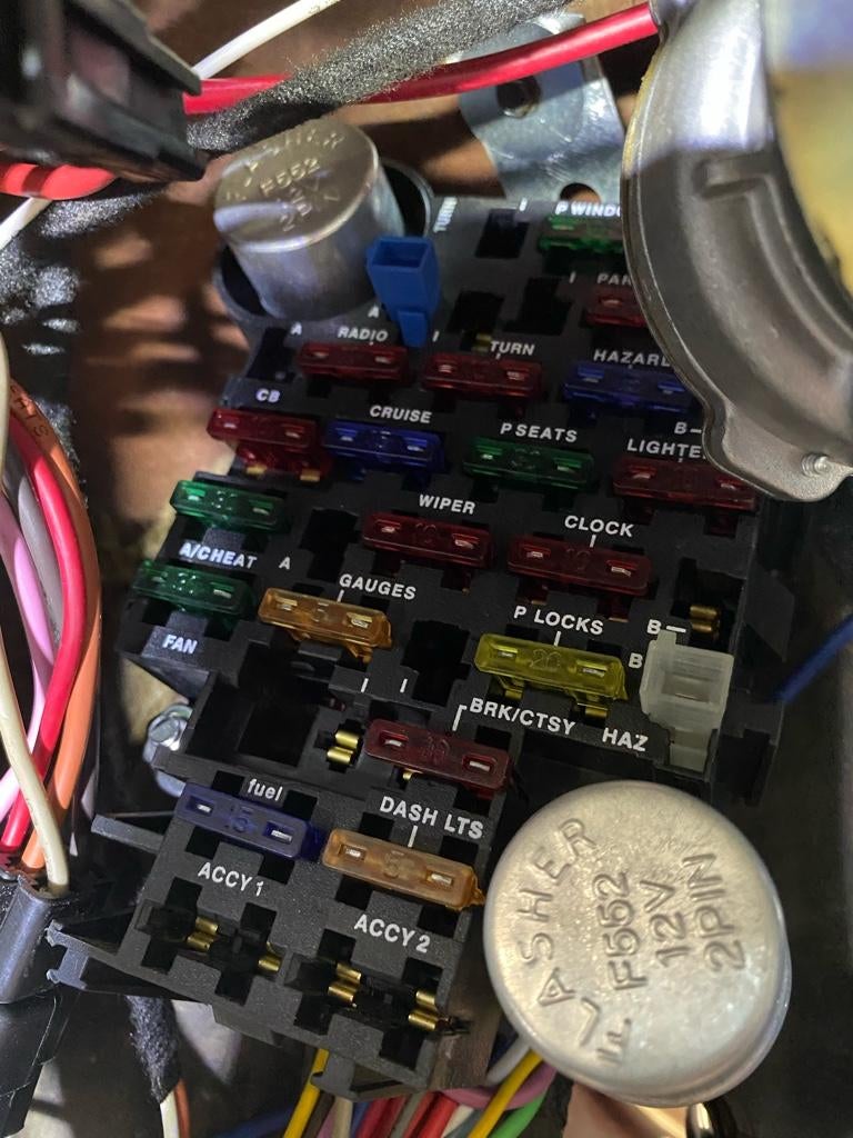 GM fuse box power taps, question | Chevy Tri Five Forum
