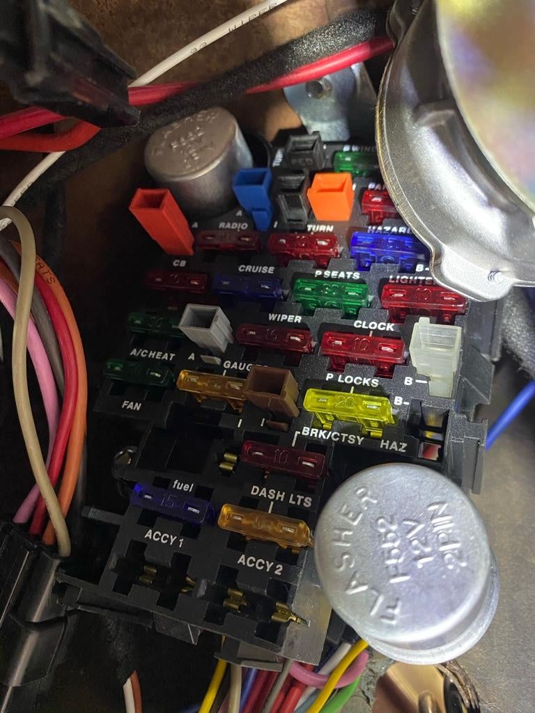 GM fuse box power taps, question | Chevy Tri Five Forum