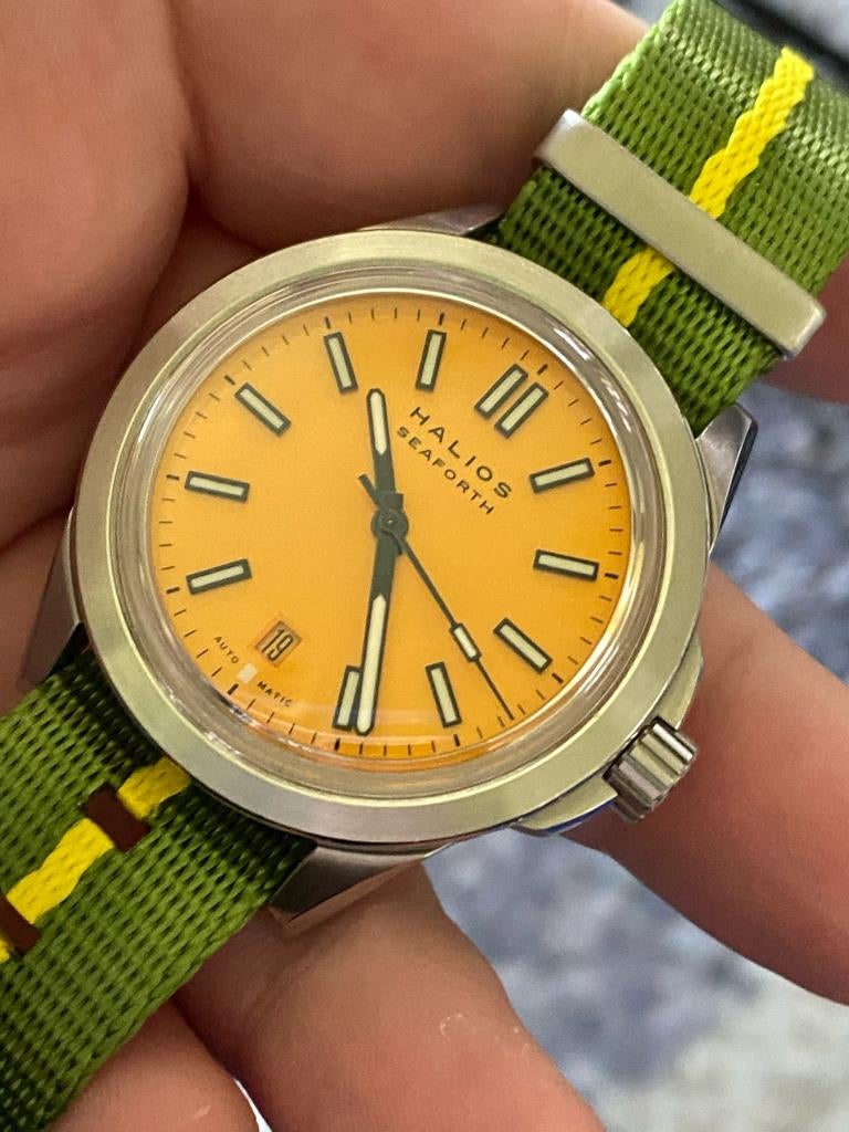 FSO: HALIOS SEAFORTH BAHAMA YELLOW FIXED BEZEL | WatchUSeek Watch Forums