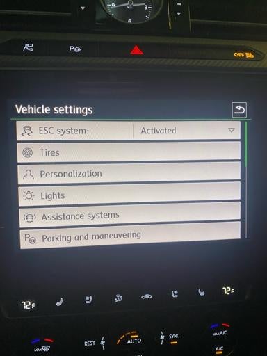 Where is user personalization? | VW Vortex - Volkswagen Forum