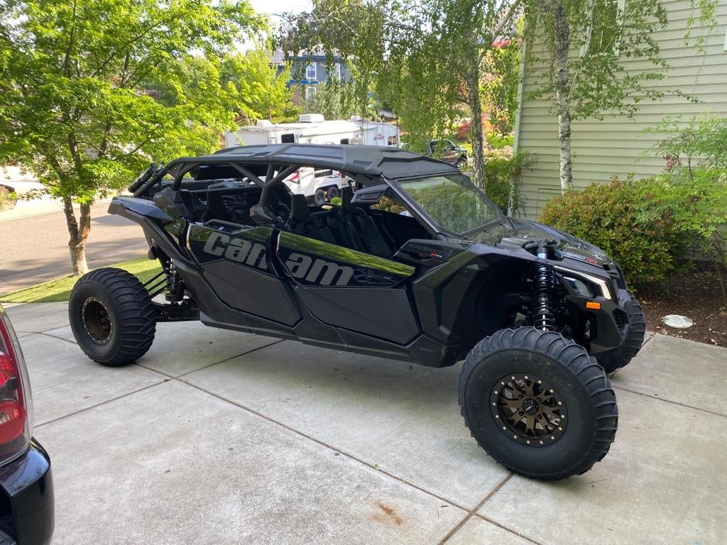 System 3 Off-Road SS360 Sand Rear 12" vs 10" wide on 2018 X3 max | Can ...