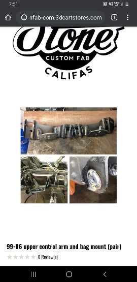 99-06 NBS post pics of bagged front suspension setups. How much lift ...